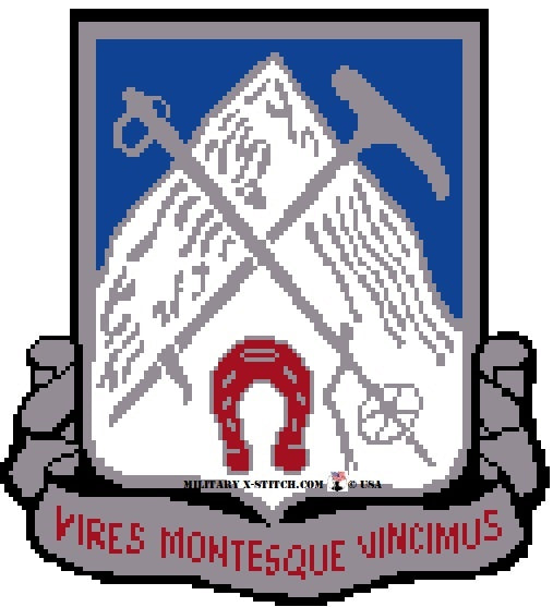Infantry, 87th Insignia – Military XStitch Com