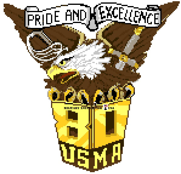 USMA Class Crest 1980 – Military XStitch Com