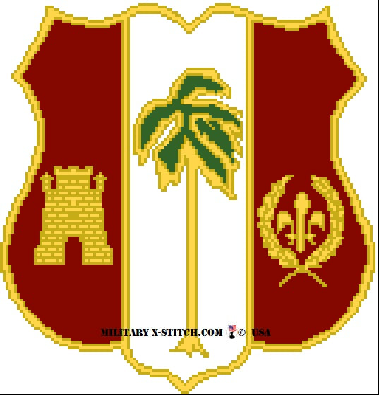 Air Defense Artillery (ADA) 250th Insignia PDF – Military XStitch Com