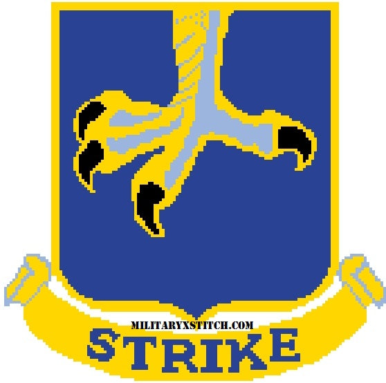 Infantry, 502nd Division Insignia – Military XStitch Com