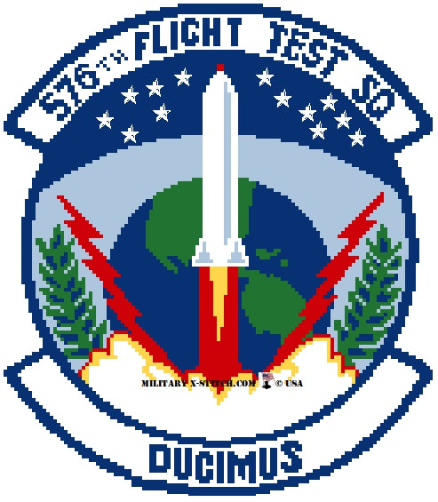 Flight Test Squadron, 576th Insignia – Military XStitch Com