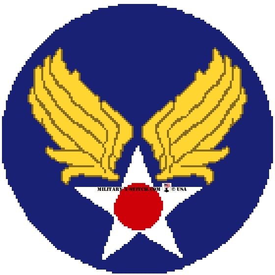 Army Air Force (USAAF) Insignia PDF – Military XStitch Com