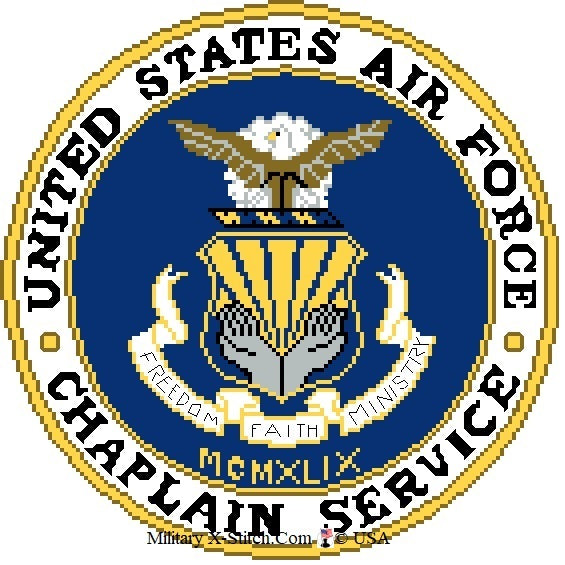 Chaplain Service Insignia (USAF) PDF – Military XStitch Com
