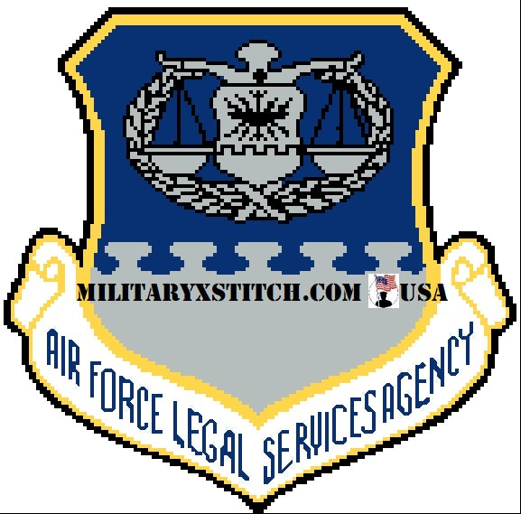 Legal Services Insignia (USAF) PDF – Military XStitch Com