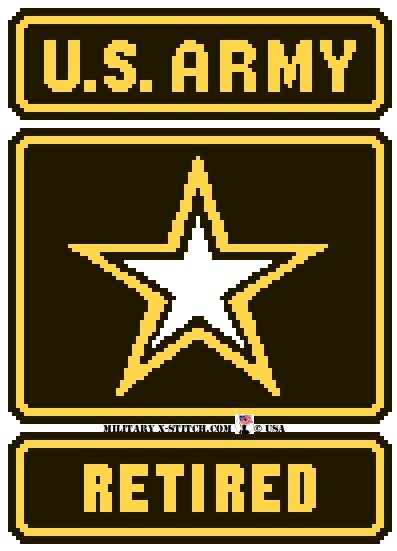 Army Logo - Retired PDF – Military XStitch Com