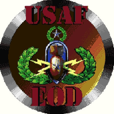 EOD USAF Badge Insignia – Military XStitch Com