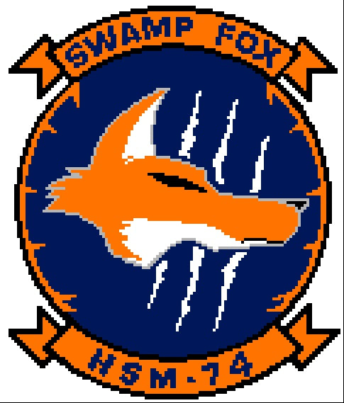 HSM-74 Swamp Fox Insignia – Military XStitch Com