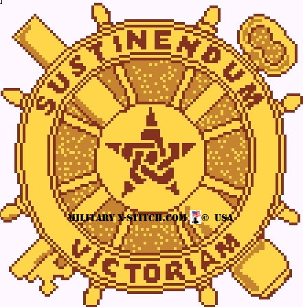 Logistics Branch Insignia – Military XStitch Com
