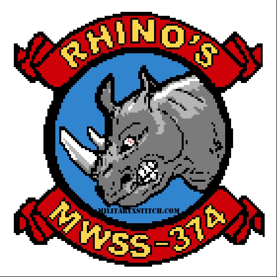 MWSS-374 Insignia – Military XStitch Com