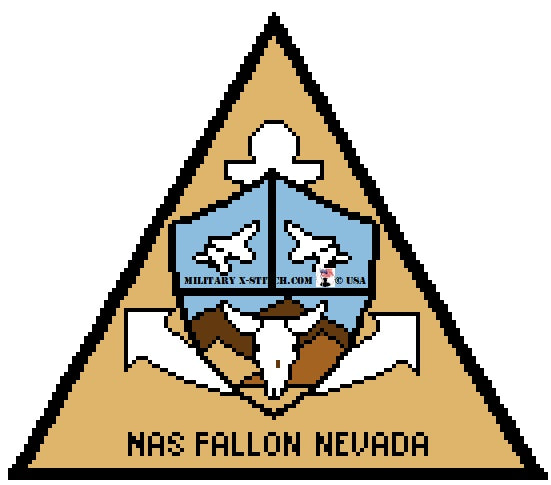 NAS Fallon Insignia PDF – Military XStitch Com