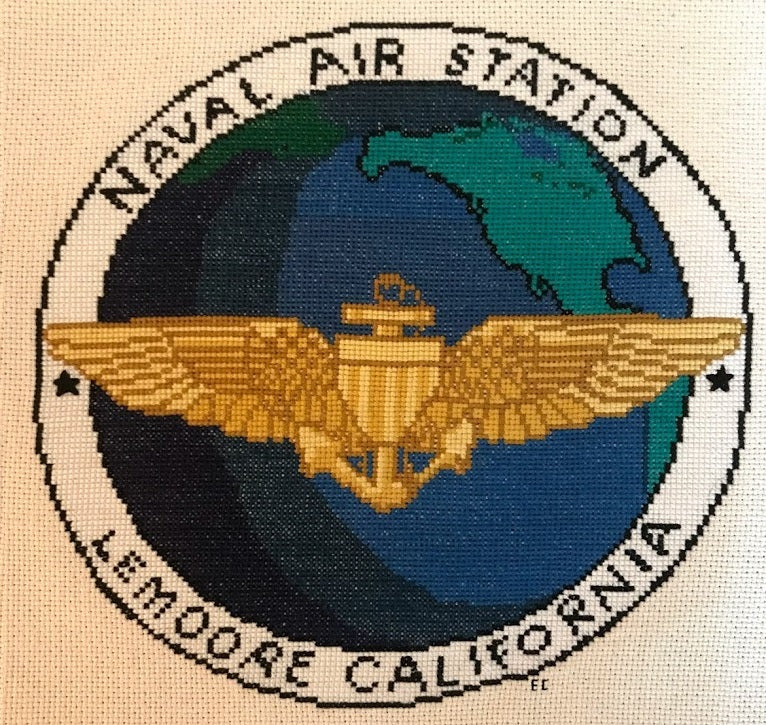 NAS Lemoore insignia – Military XStitch Com