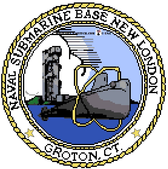 New London Naval Submarine Base Map