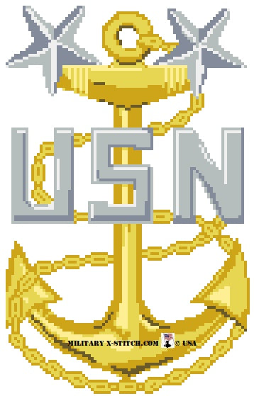 Navy MCPO Cap, Collar Insignia PDF – Military XStitch Com