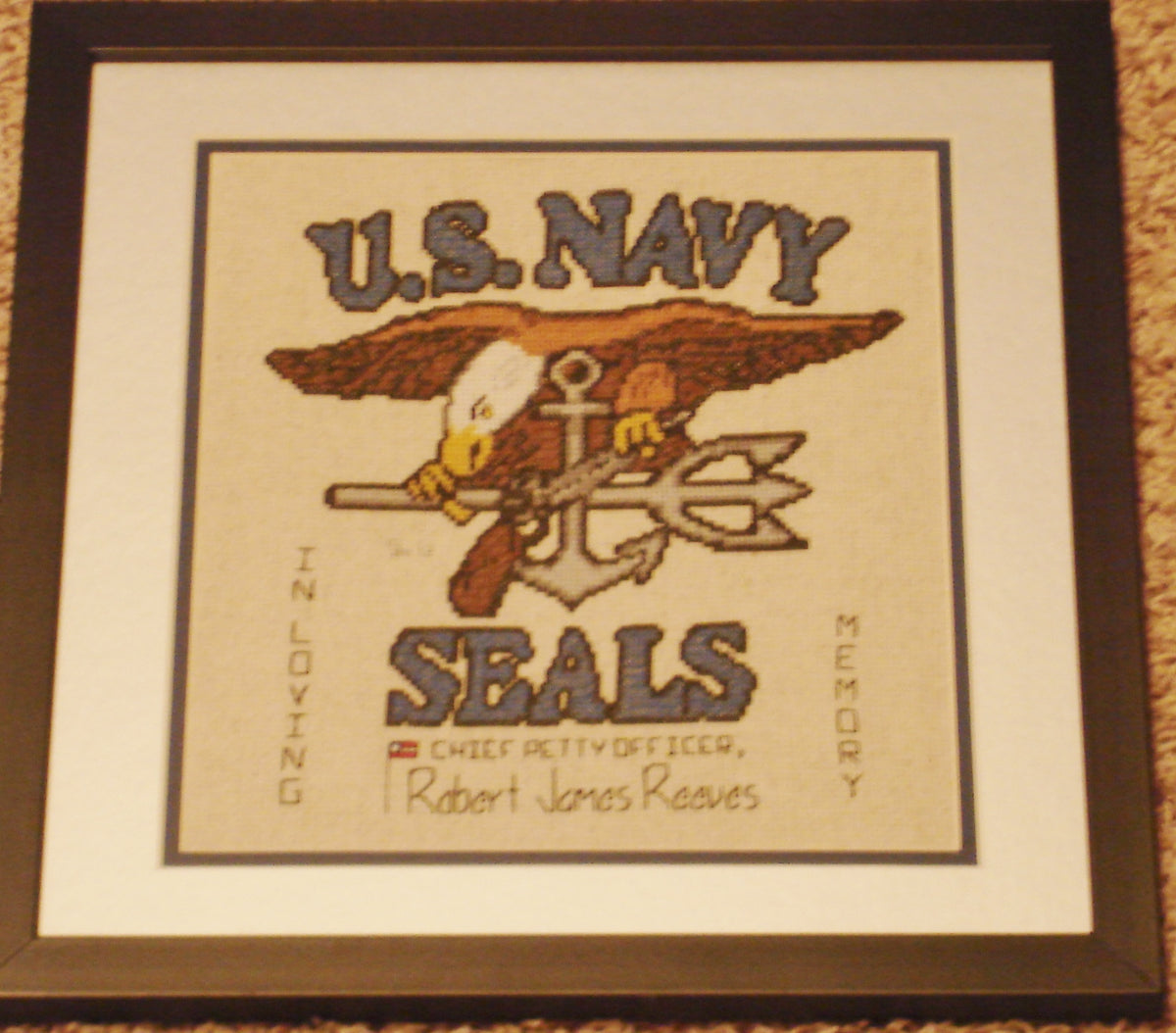 SEALS "My Life For Freedom" Insignia – Military XStitch Com