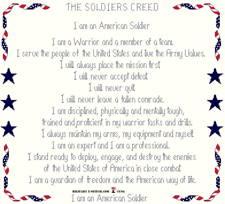 Soldiers Creed
