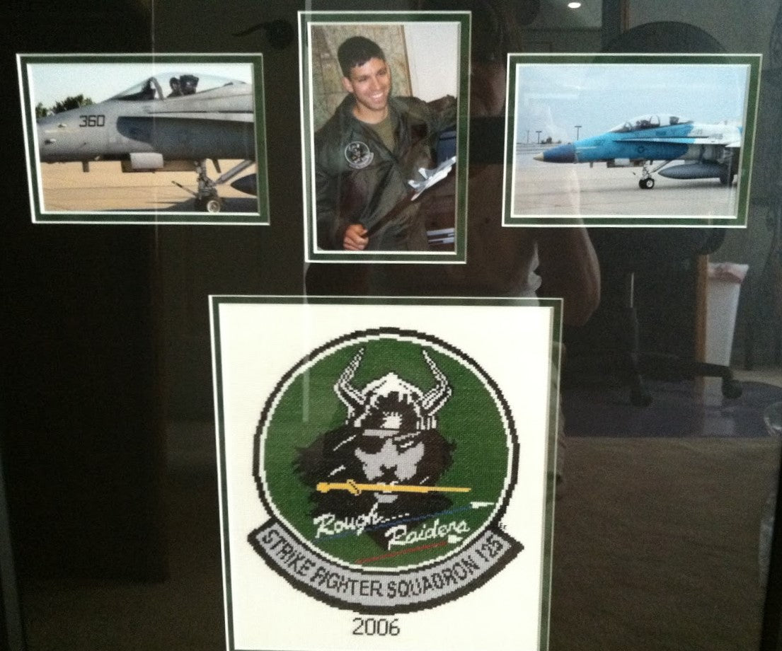 VFA-125 insignia (Green) – Military XStitch Com