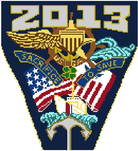 USCGA Class 2013 Kit – Military XStitch Com