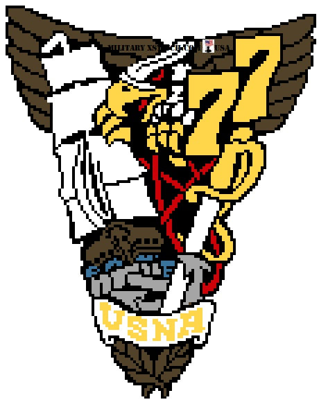 USNA Class Crest 1977 PDF – Military XStitch Com