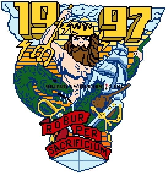 USNA Class Crest 1997 – Military XStitch Com
