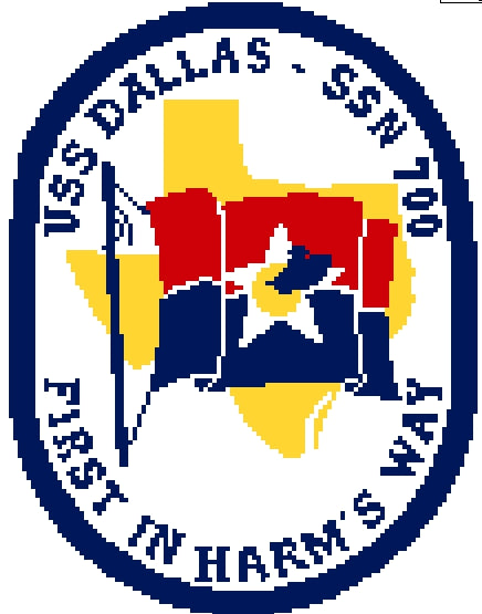 USS Dallas Kit – Military XStitch Com