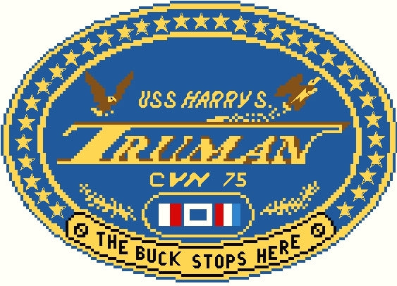 USS Harry S Truman Kit – Military XStitch Com