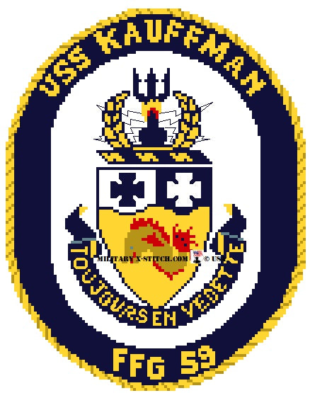 USS Kauffman PDF – Military XStitch Com