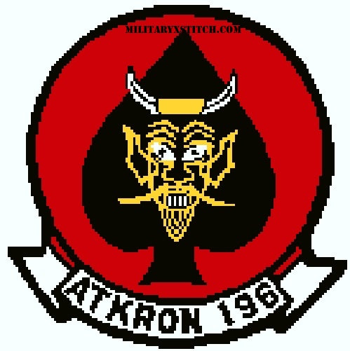 VA 196 Insignia – Military XStitch Com