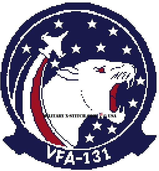 VFA-131 Wildcats Insignia – Military XStitch Com