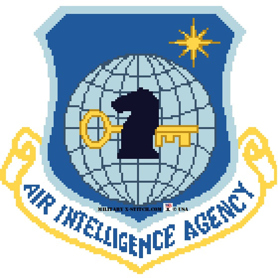 Air Intelligence Agency Insignia PDF – Military XStitch Com