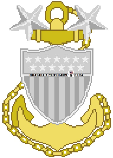 Coast Guard MCPO Insignia – Military XStitch Com
