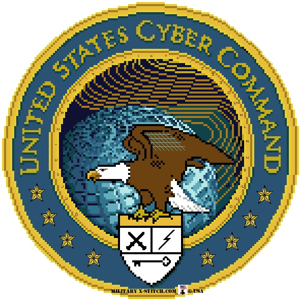 Cyber Command Insignia – Military XStitch Com