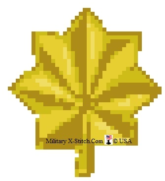 Major / Lt. Colonel / Commander Insignia PDF – Military XStitch Com