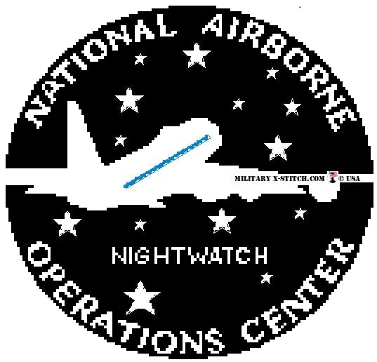 National Airborne Operations Center (NAOC) Insignia – Military XStitch Com