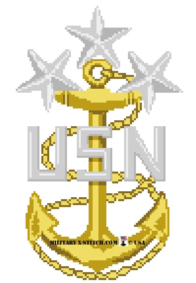 MCPON Cap, Collar Insignia PDF – Military XStitch Com