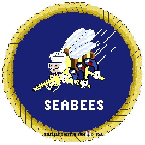 SeaBees Insignia PDF – Military XStitch Com
