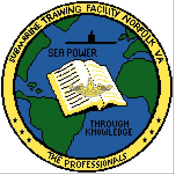 Navy Submarine Training Facility Norfolk VA Emblem – Military XStitch Com