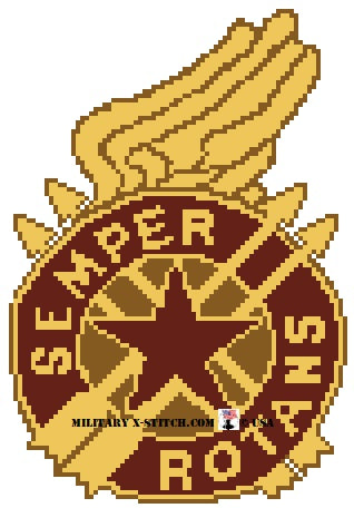 Transportation, 37th Insignia – Military XStitch Com