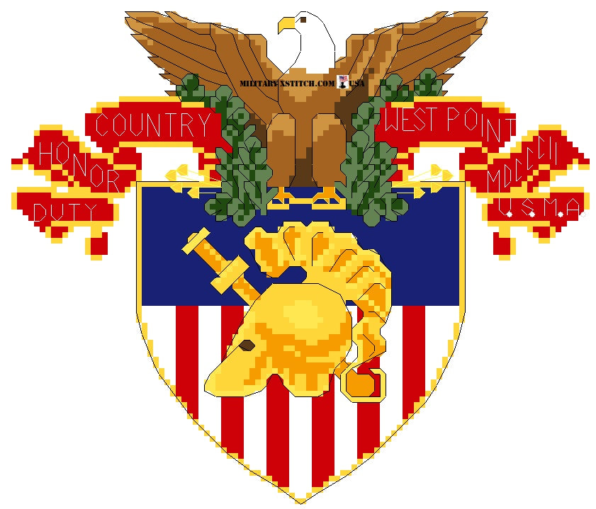USMA West Point Crest – Military XStitch Com